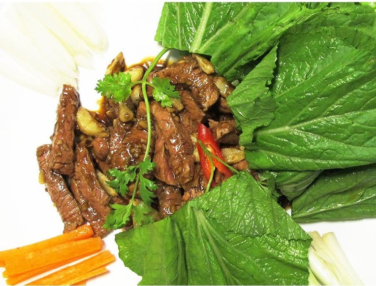 Công thức chế biến món bò cuốn cải ngon nhất dễ làm nhất.